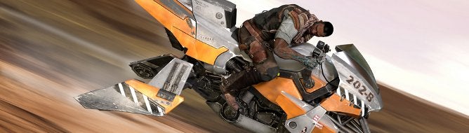 New jetbike, tank, and 32-player map added to Starhawk beta | VG247