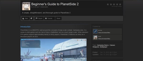 Tell Your Friends (What To Do): Steam Has Guides Now | Rock Paper Shotgun