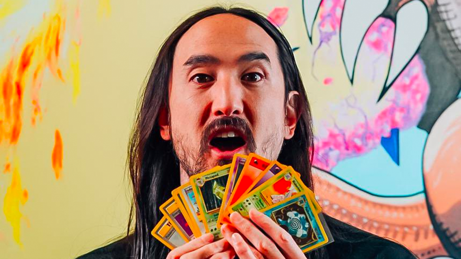 Celebrity DJ and Pokémon fan Steve Aoki is working on a trading card ...