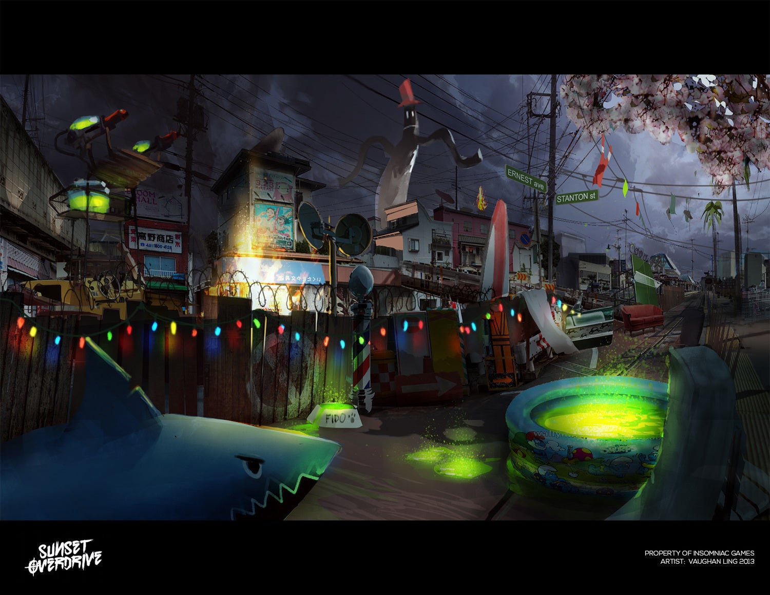 Sunset Overdrive concept art is as jovial as the game itself | VG247
