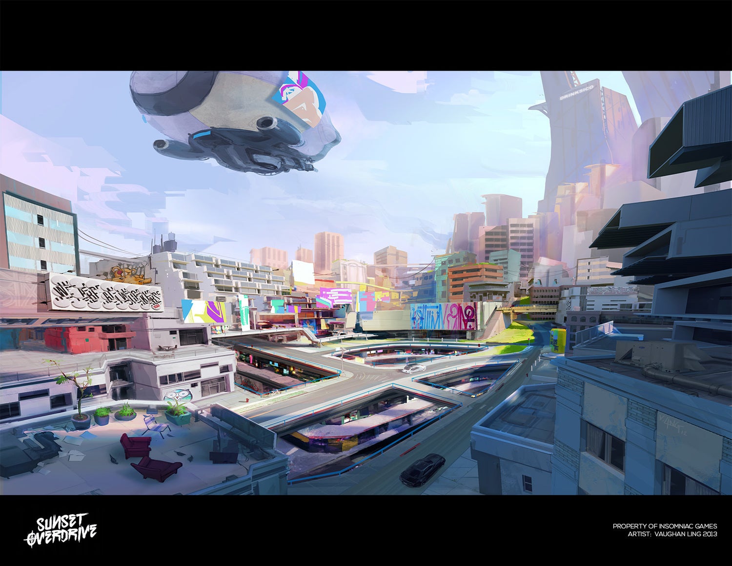 Sunset Overdrive concept art is as jovial as the game itself | VG247