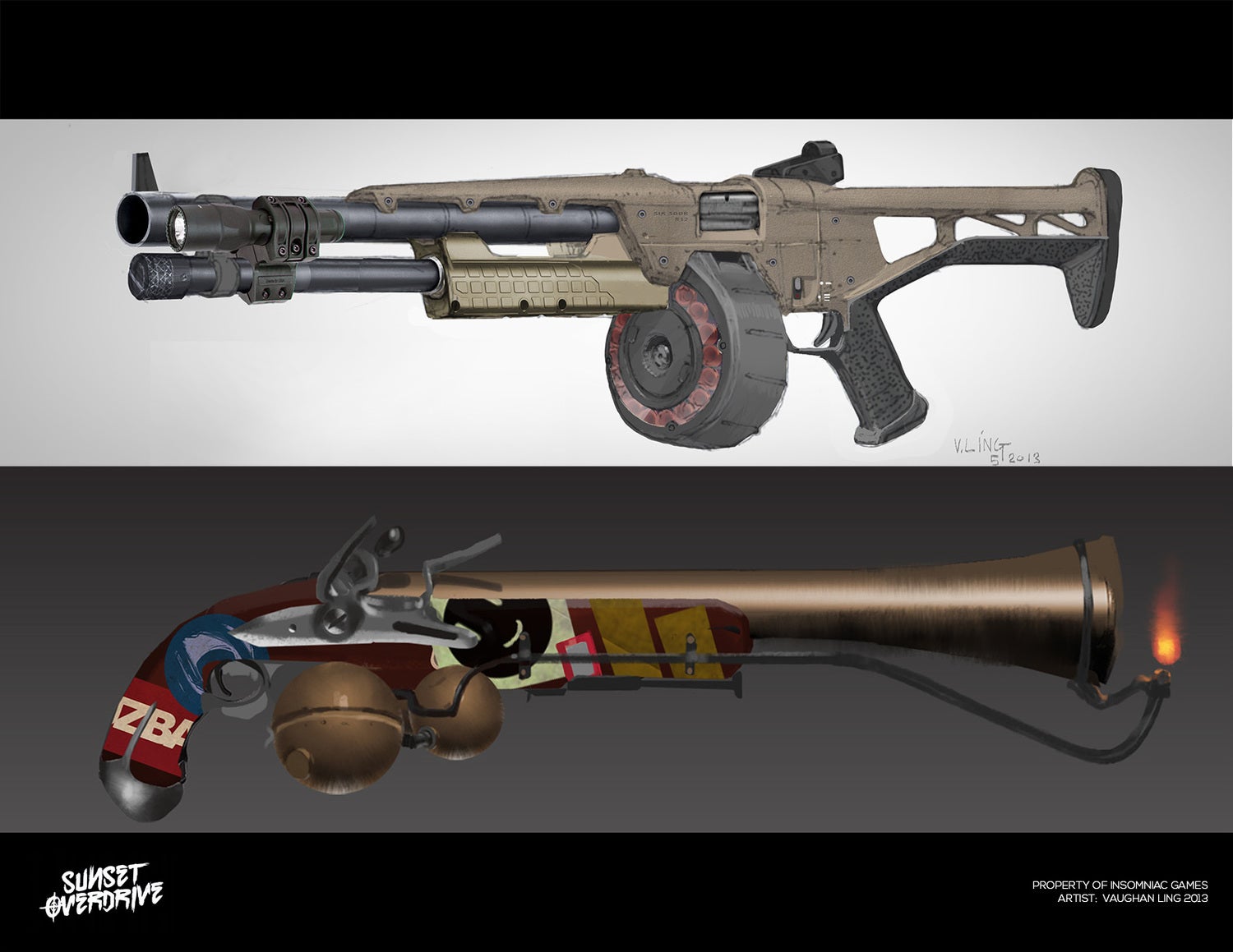 Sunset Overdrive concept art is as jovial as the game itself | VG247