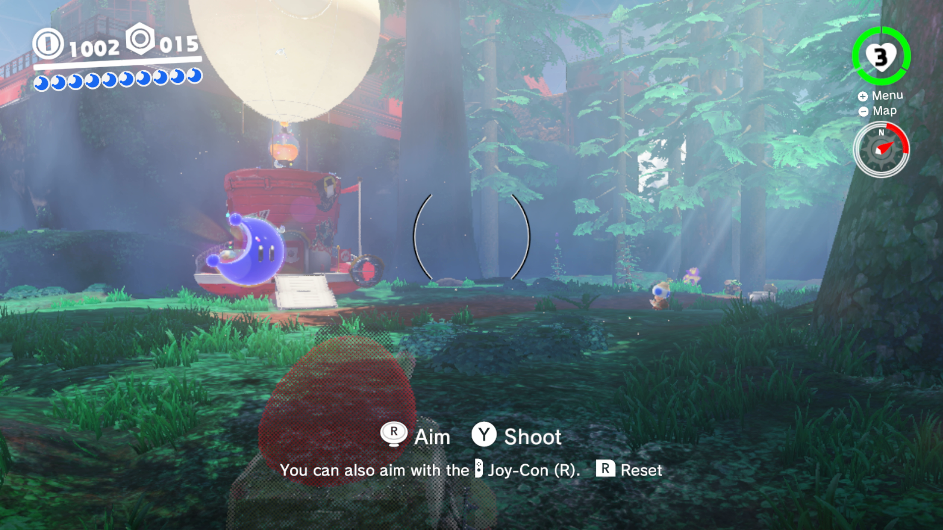 Super Mario Odyssey Wooded Kingdom Moon Locations - All Secrets, Boss ...