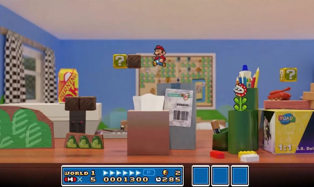 Este nível de Super Mario é tão bonito que vais querer jogá-lo ...