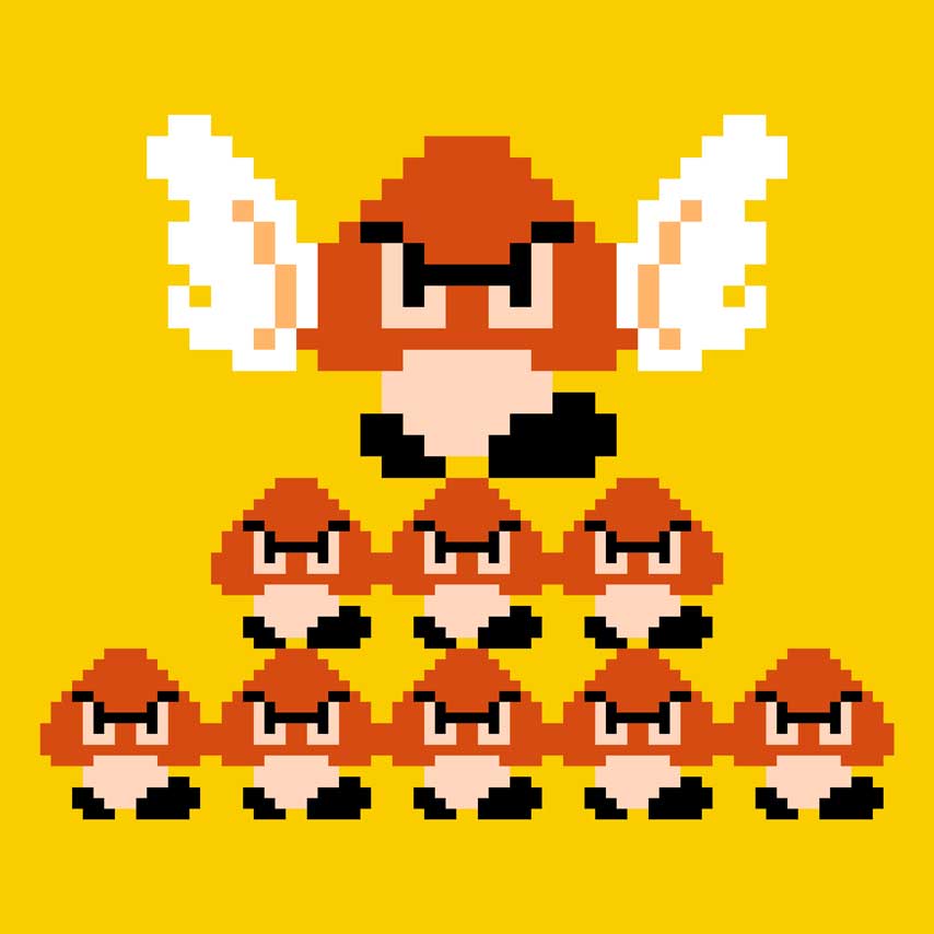 See some of the original graph paper Super Mario Bros. designs | VG247