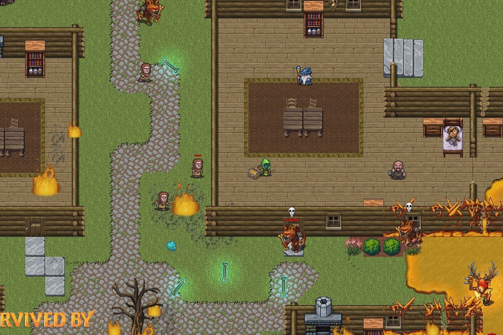 Survived By is an MMO with bullet-hell, bosses, dungeons, looting and ...