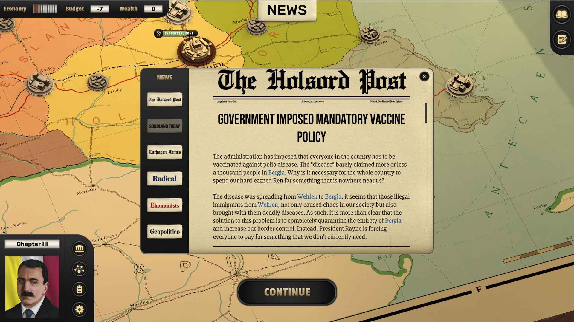 The best game you missed in December 2020: Suzerain | Rock Paper Shotgun