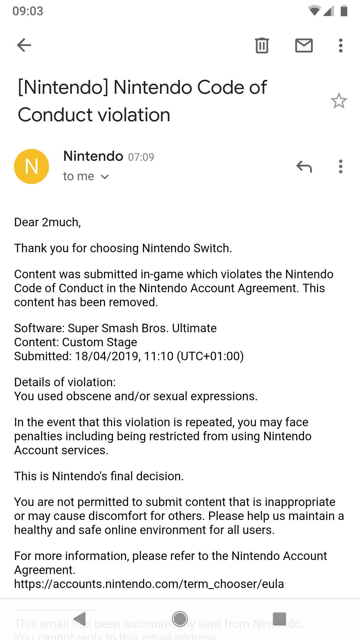 Nintendo is deleting what it deems inappropriate Super Smash Bros ...