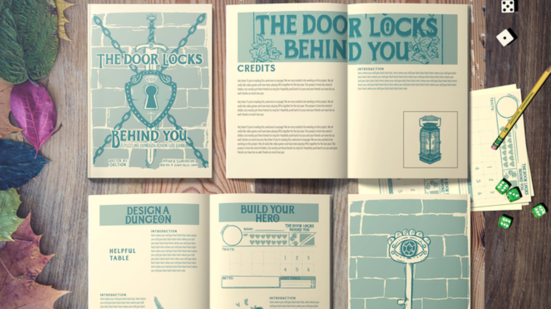 The Door Locks Behind You is a roleplaying game inspired by The Legend ...