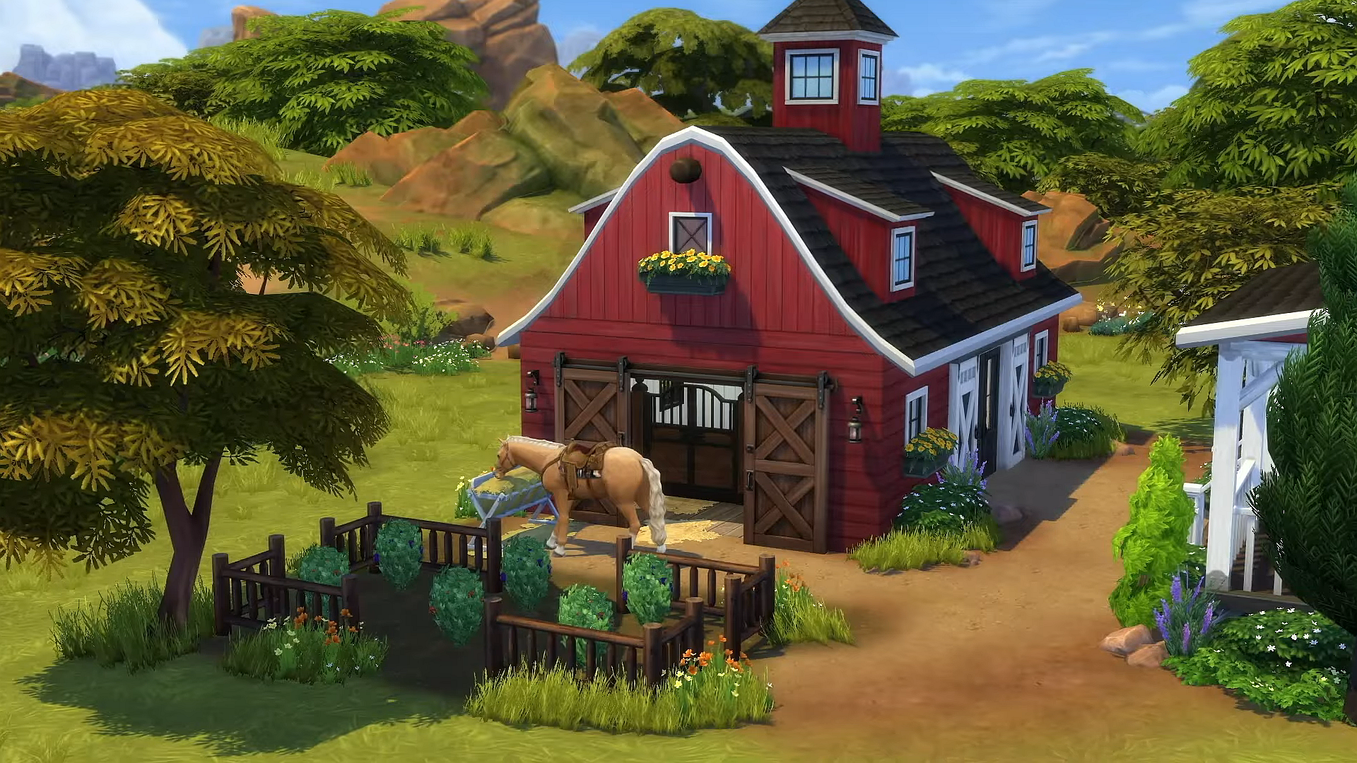 Saddle up and explore the horsey life when The Sims 4 Horse Ranch ...