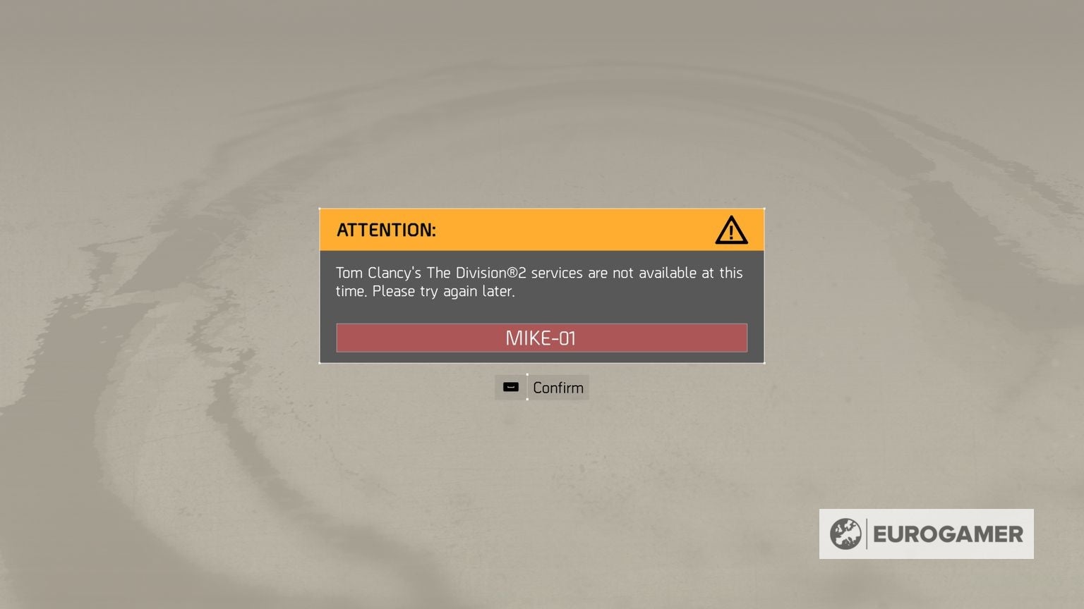 The Division 2 Error Codes explained - Mike-01, Alpha-02, Bravo, Delta ...
