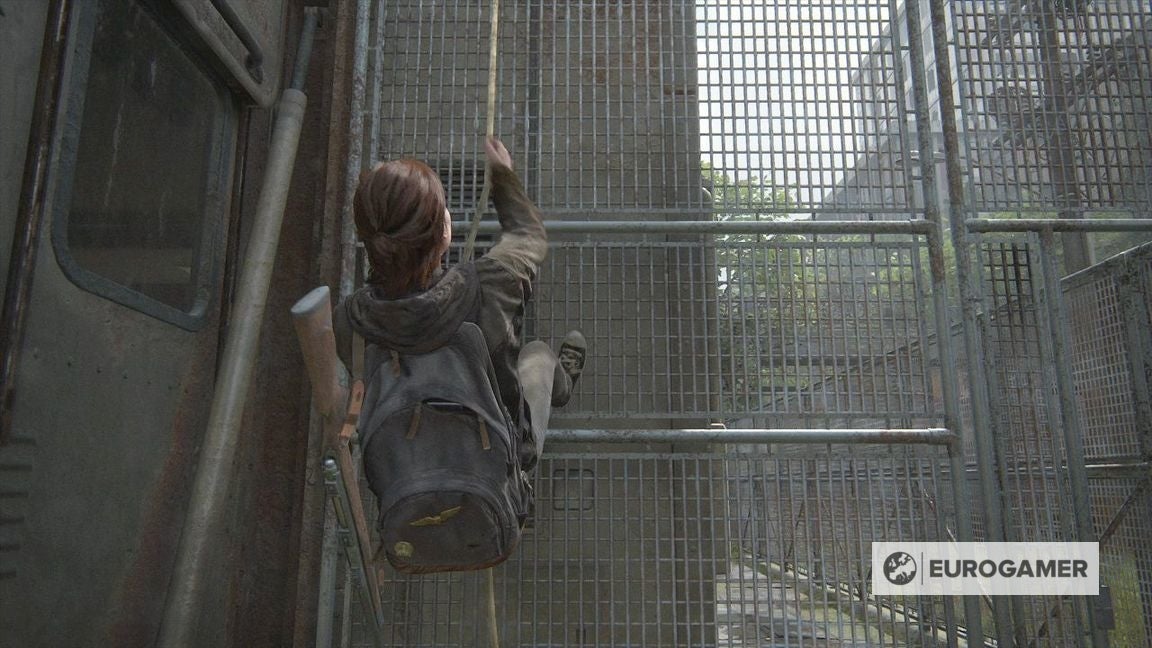 The Last of Us Part 2 - The Gate: All items, how to climb the QZ gate ...