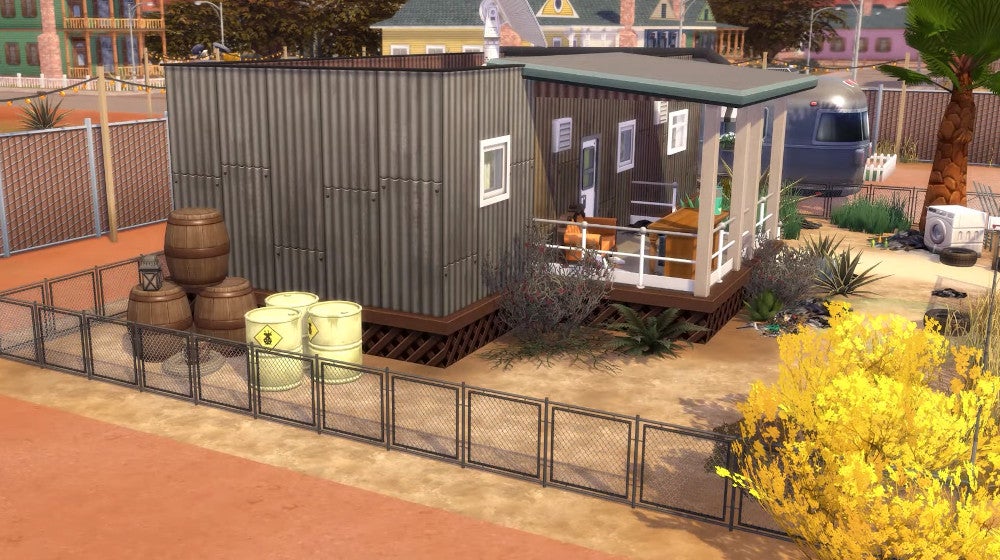 Mieszkanie Trevora z GTA 5 odtworzone w The Sims 4 | Eurogamer.pl