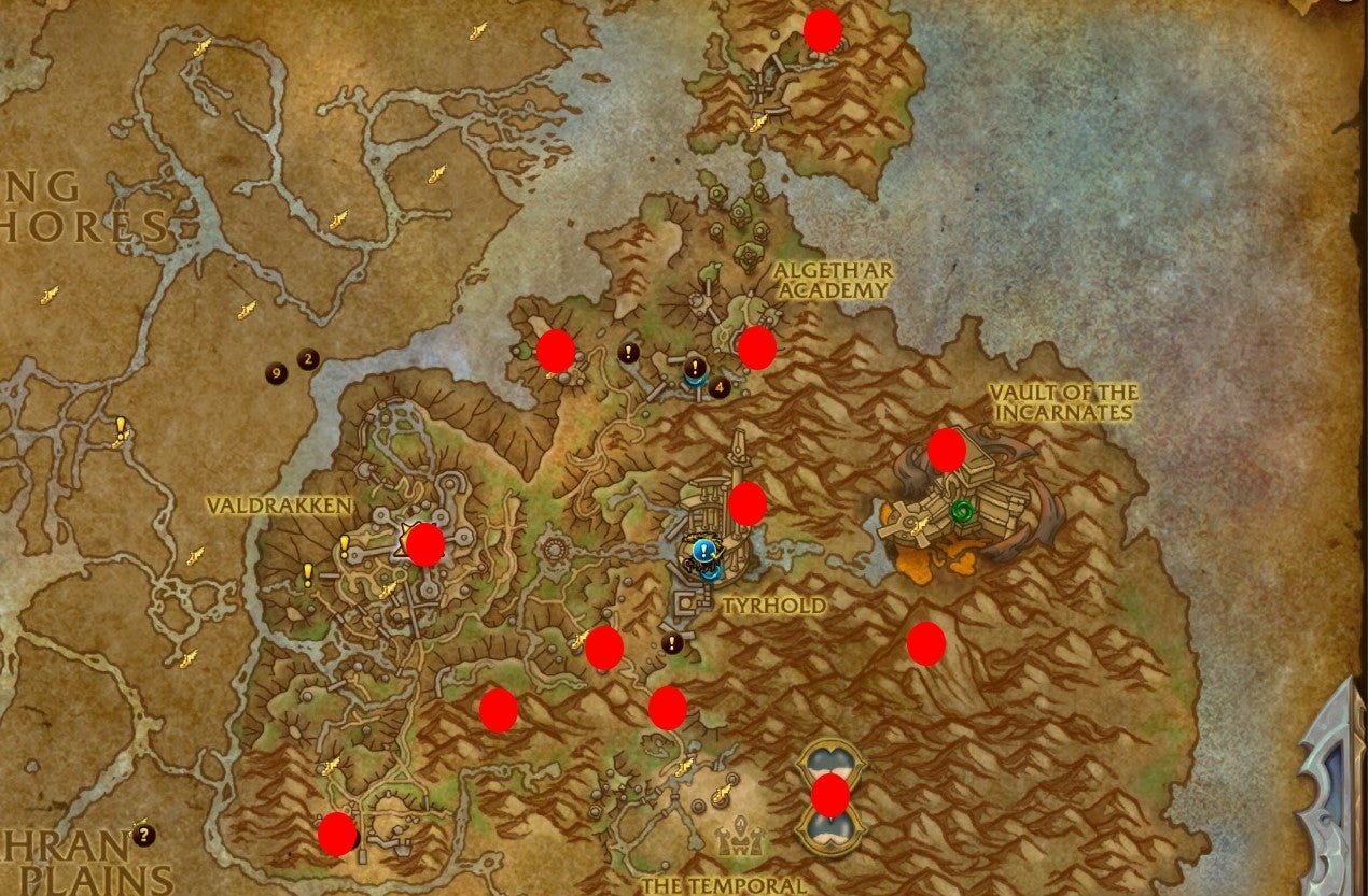 World of Warcraft: Dragonflight - All Dragon Glyph locations | VG247