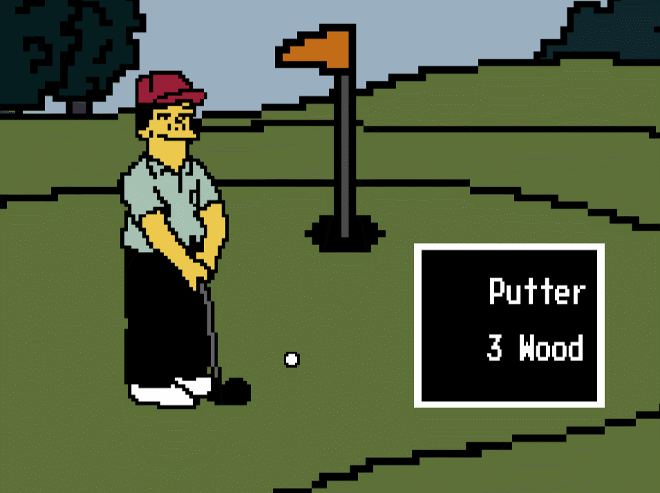 Someone's made Lee Carvallo's Putting Challenge from The Simpsons ...