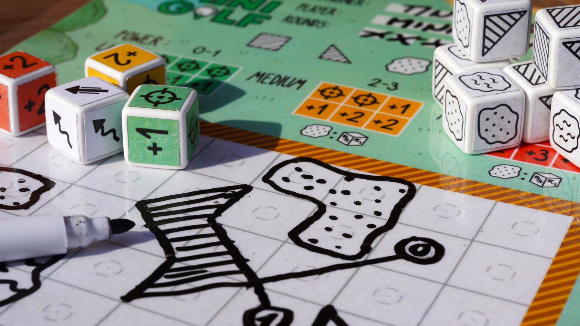 Design golf courses then challenge your friends to beat them in roll ...