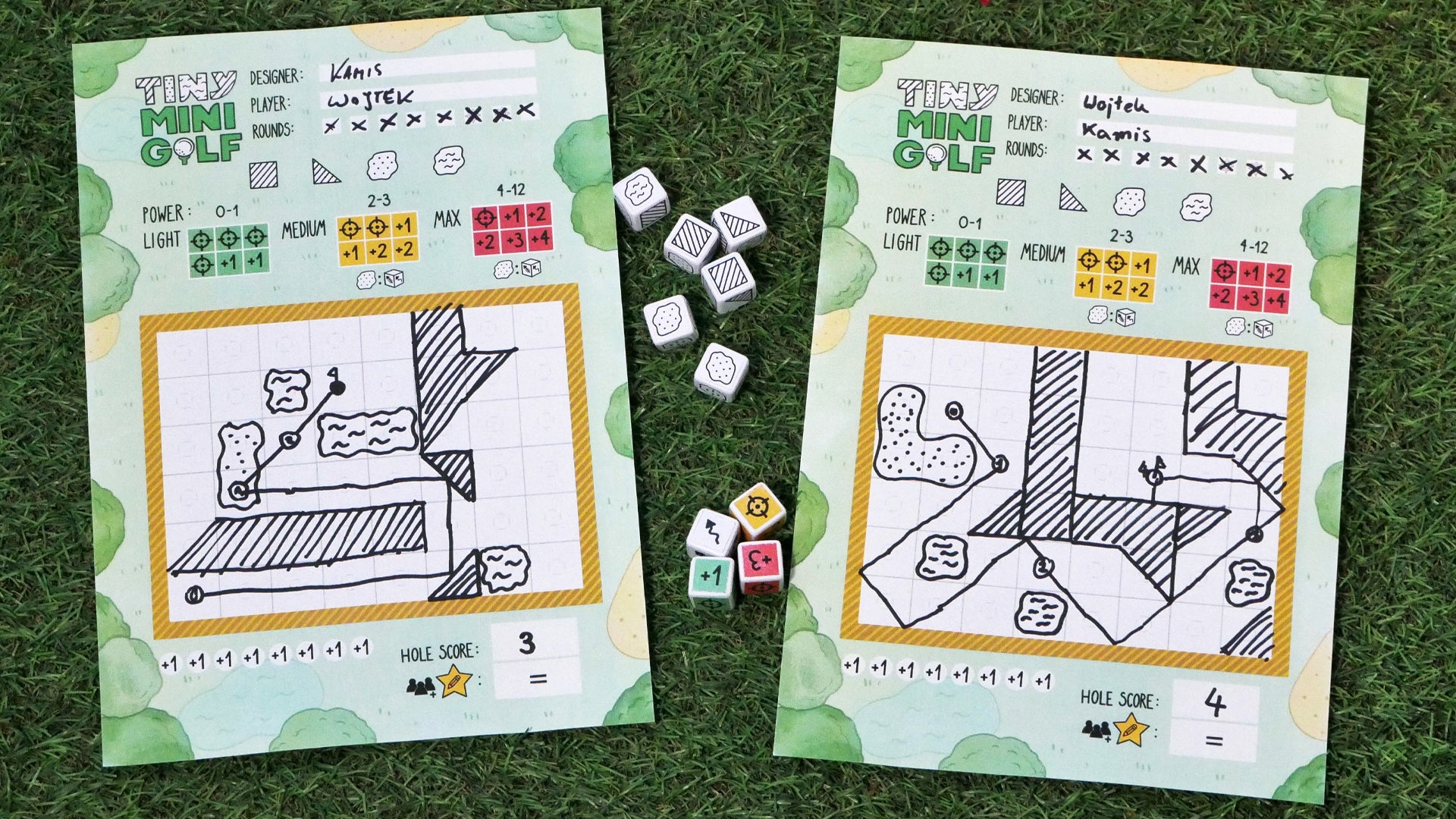 Design golf courses then challenge your friends to beat them in roll ...