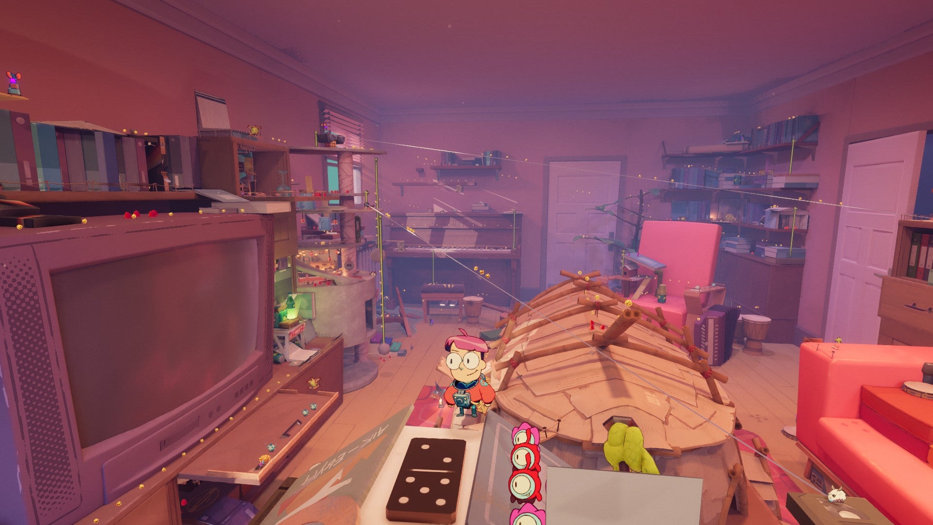 Tinykin review: a fun Pikmin-like bursting with humorous surprises ...