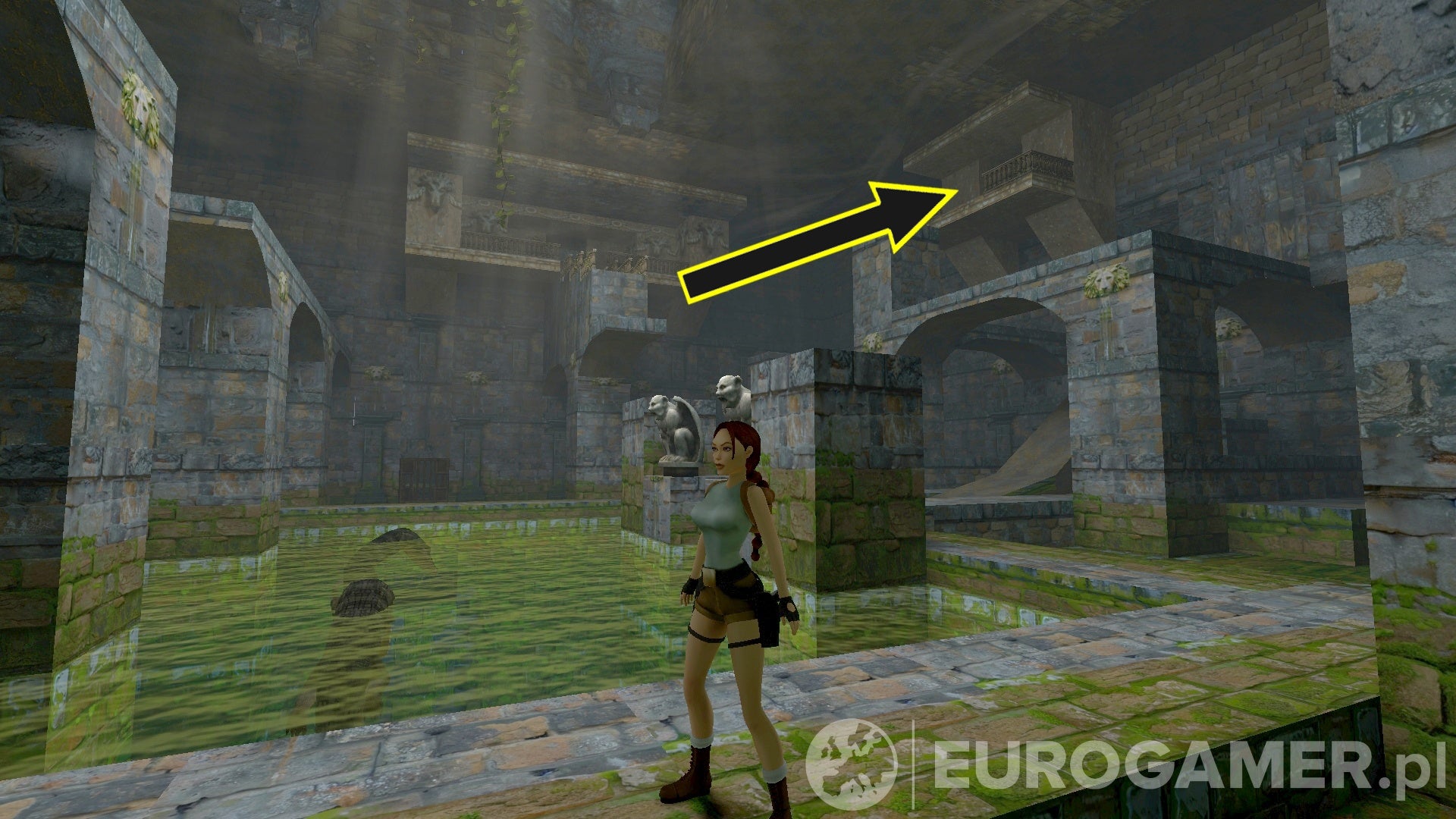 Tomb Raider 1 - Rezerwuar, kanały | Eurogamer.pl