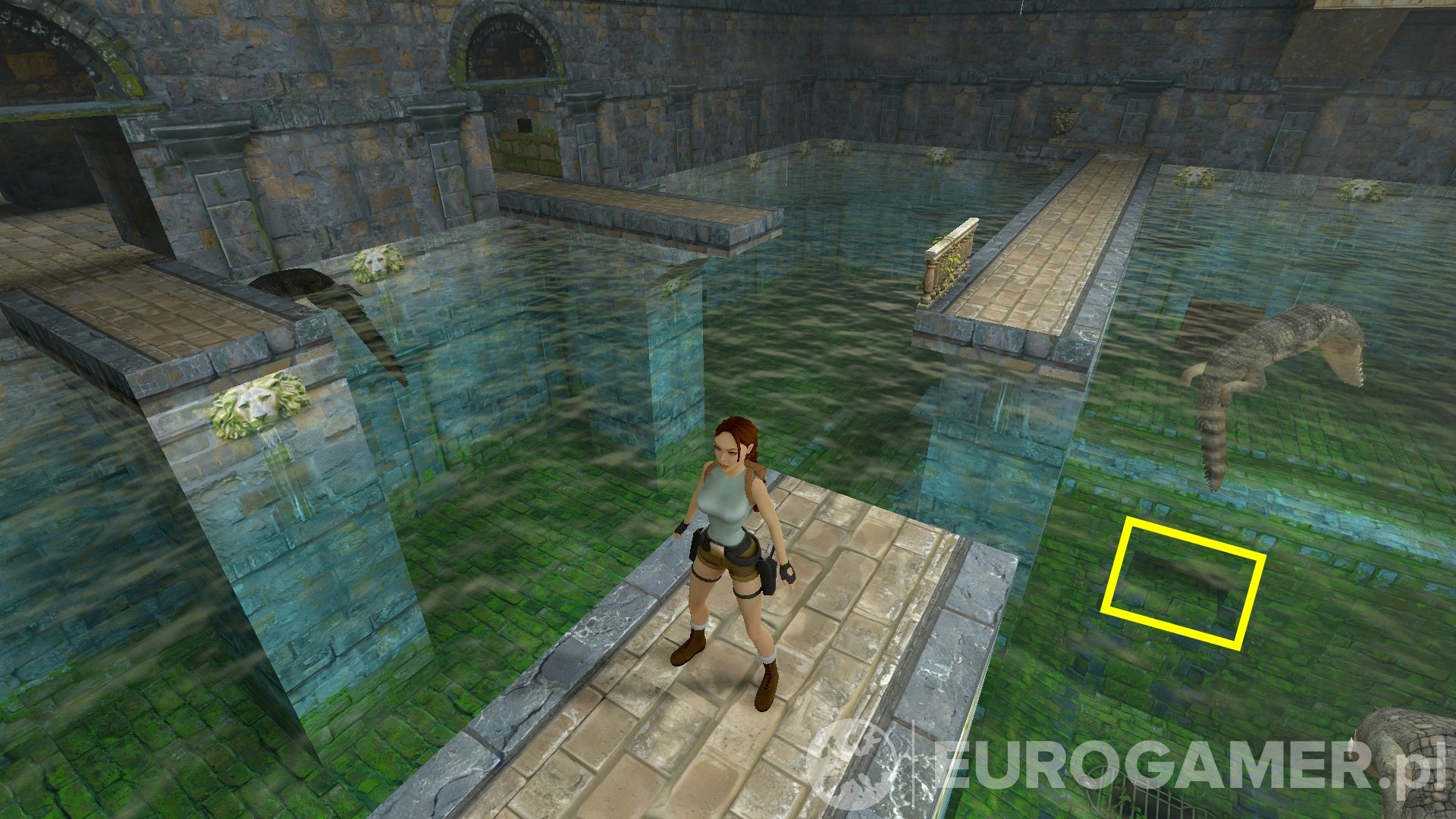 Tomb Raider 1 - Rezerwuar, kanały | Eurogamer.pl