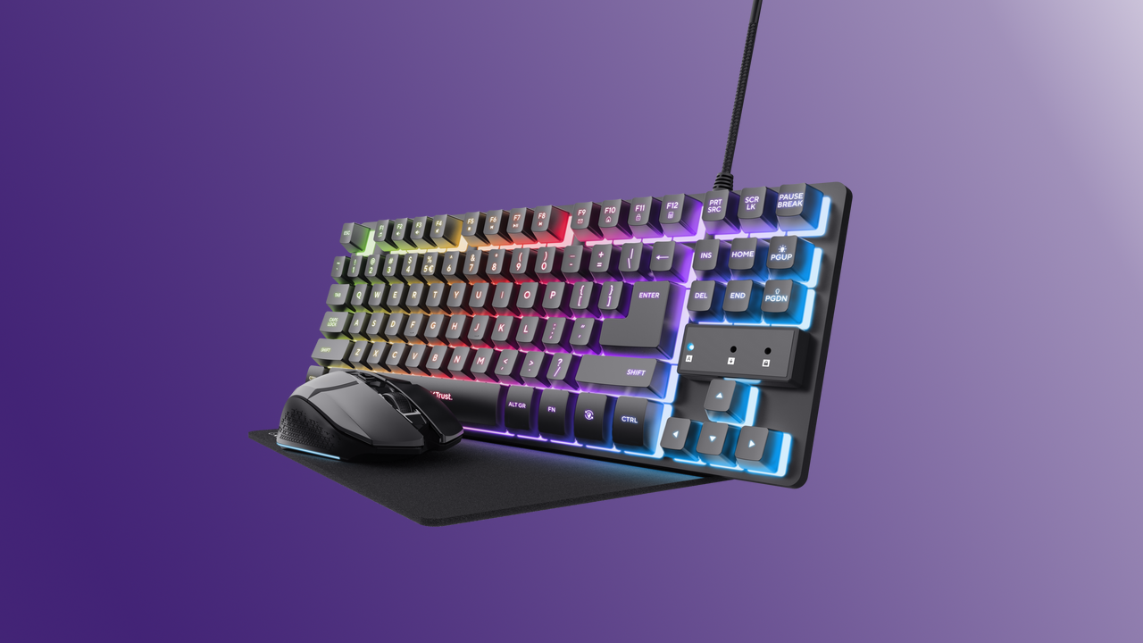 Trust 3-IN-1 Gaming Bundle - Um pack com teclado, rato e tapete ...