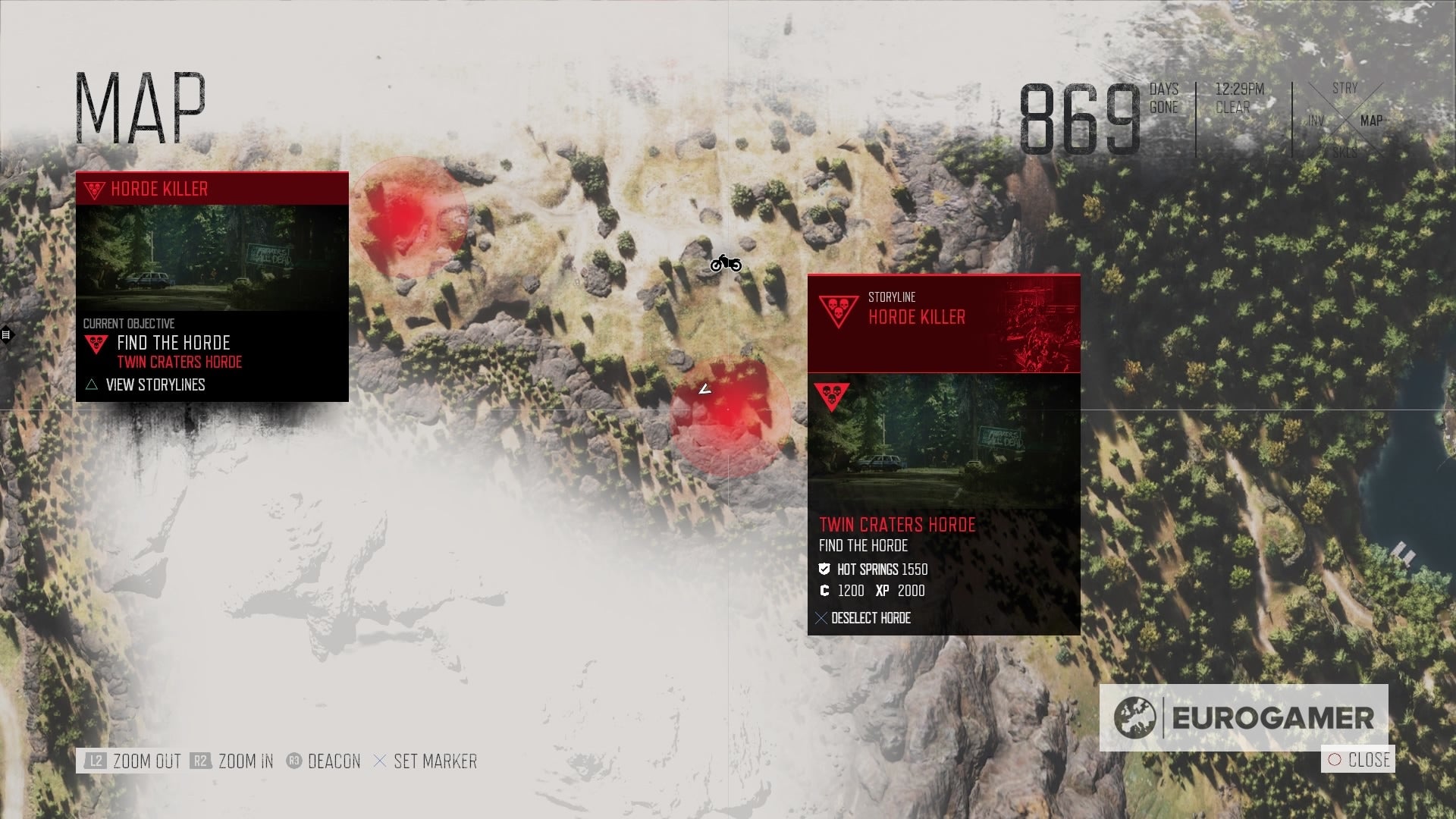 Days Gone Horde locations list, maps and tips to take down a Horde ...