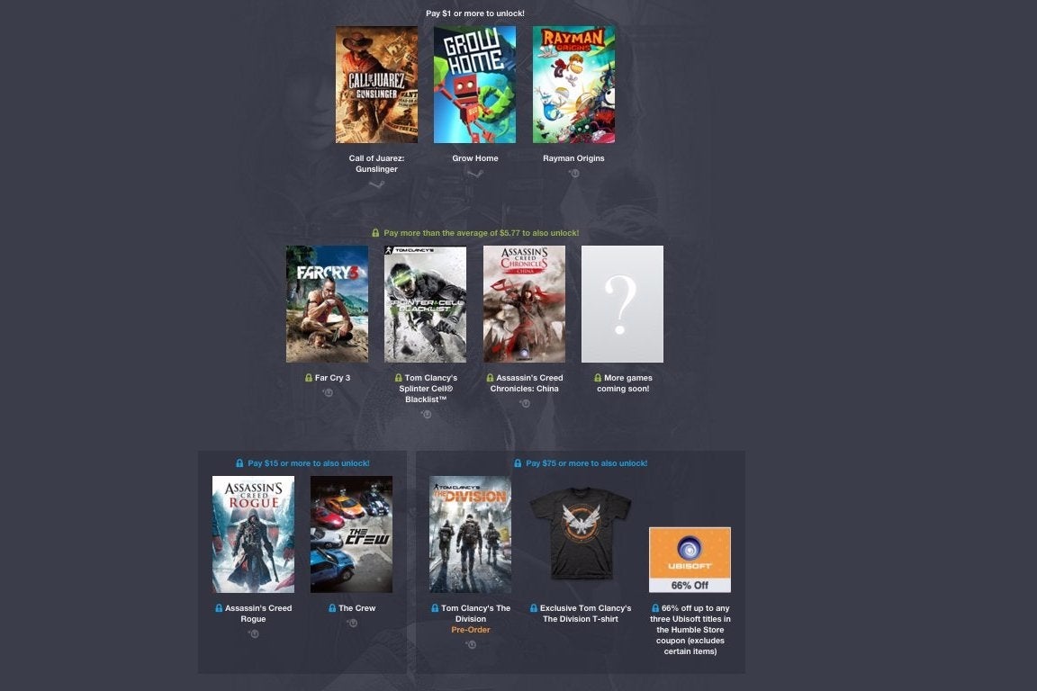 Ubisoft Humble Bundle offers deep discounts on The Crew, AC: Rogue ...