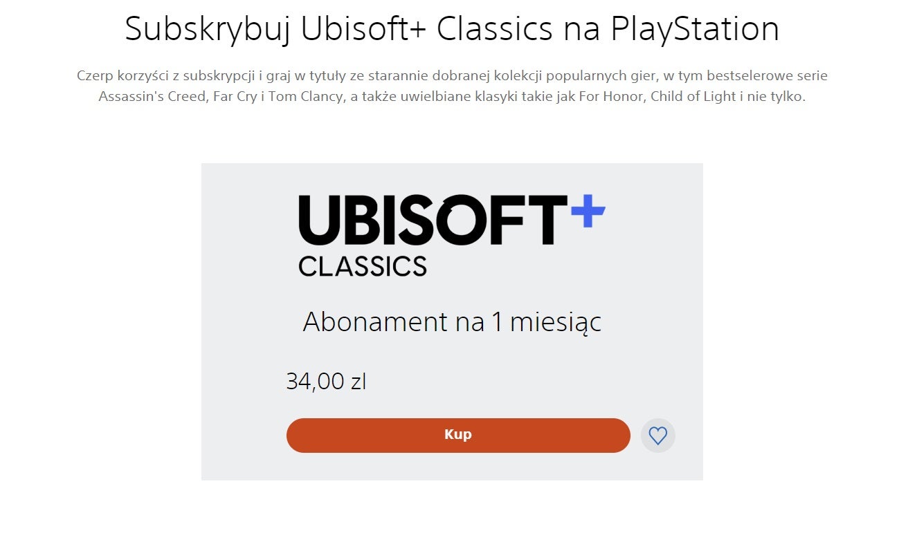 Ubisoft+ Classics oficjalnie w ofercie PlayStation. To pakiet ponad 50 ...