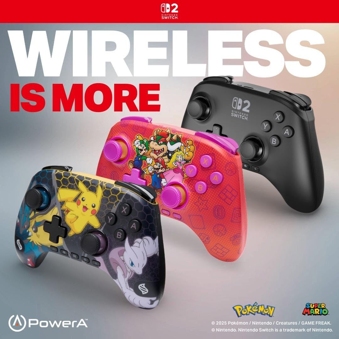 PowerA Unveils Wireless Nintendo Switch 2 Controllers - Players For ...