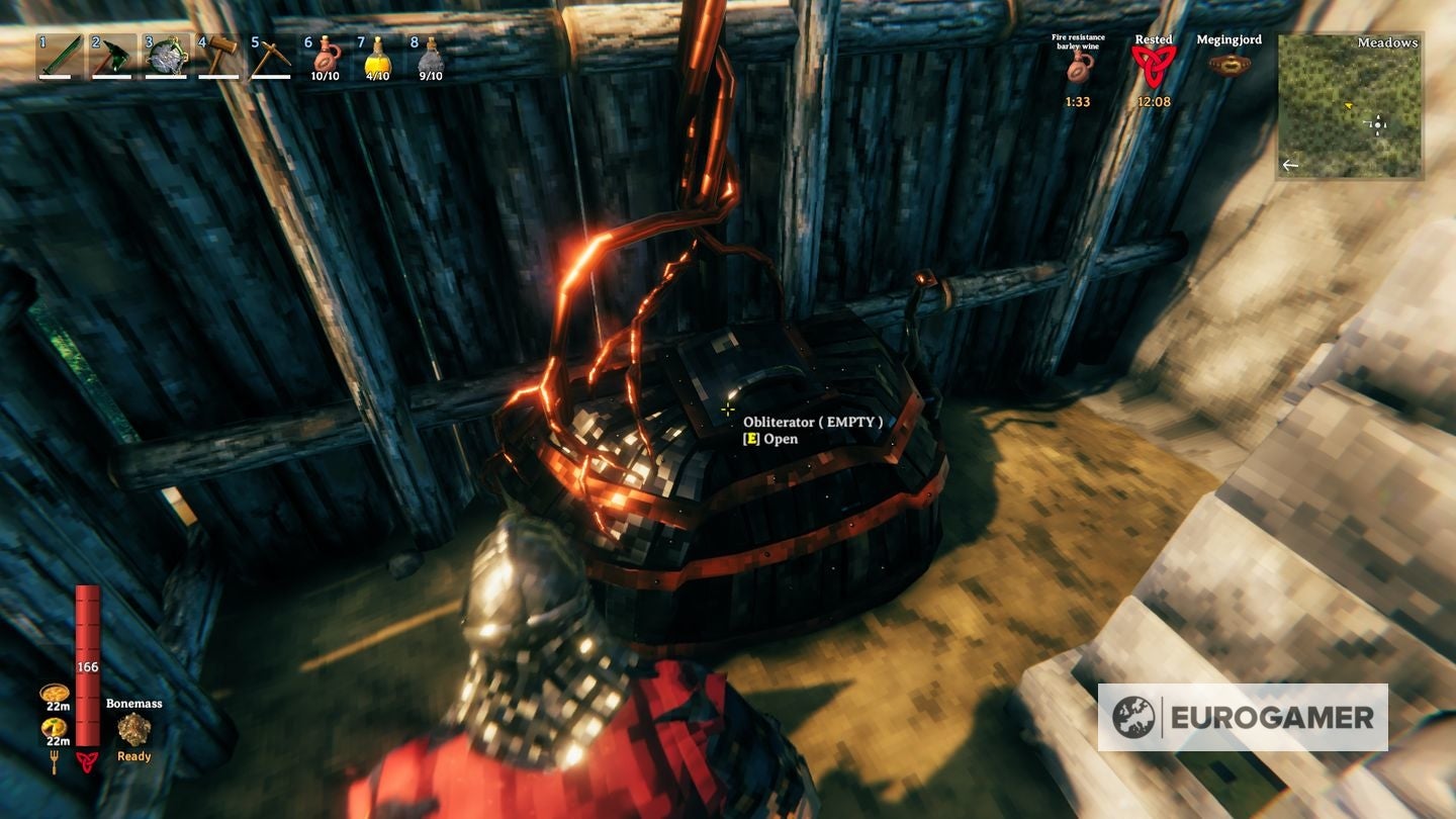 Valheim Obliterator: How to craft and Obliterator and get Thunder Stone ...