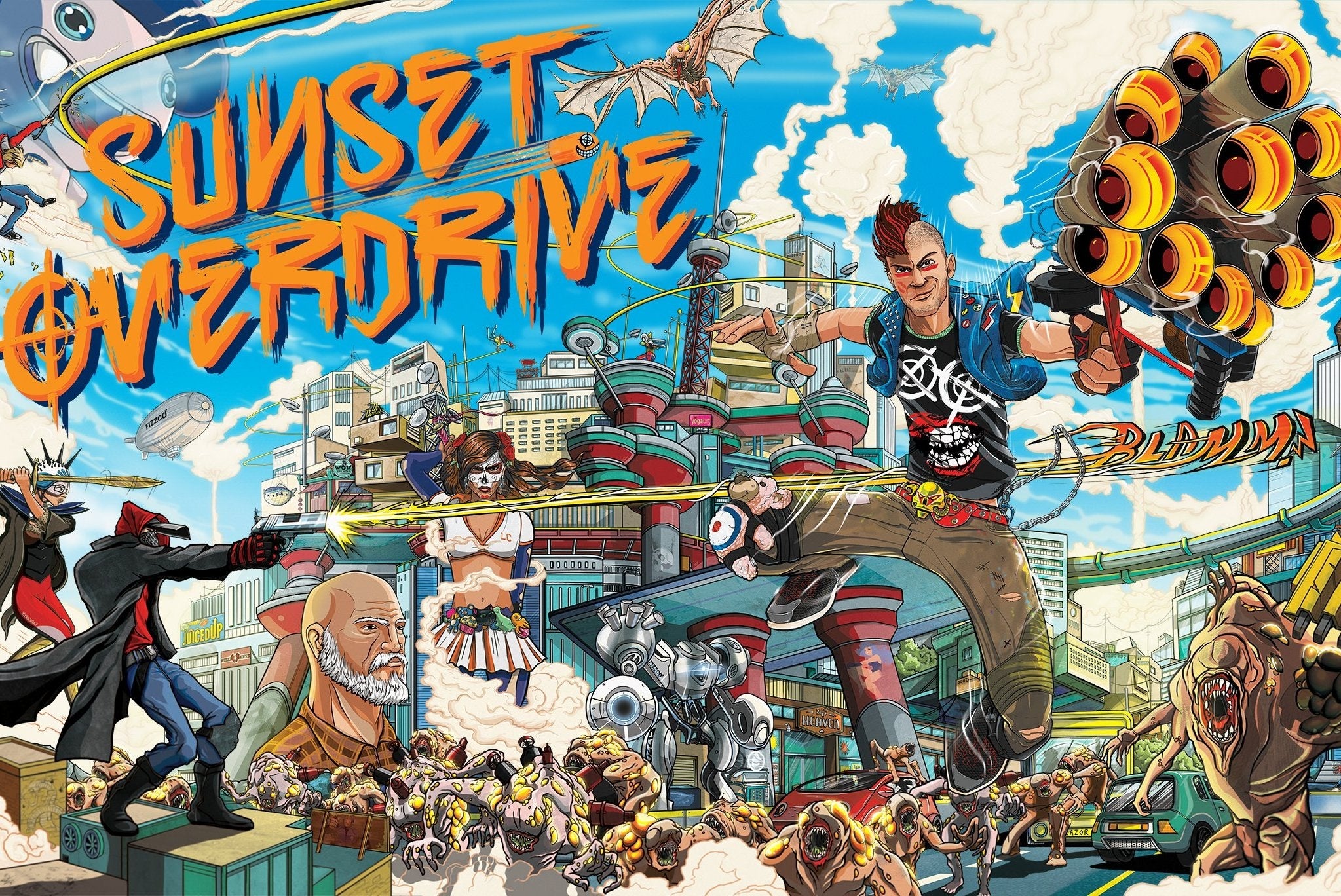 Sunset Overdrive Box Art