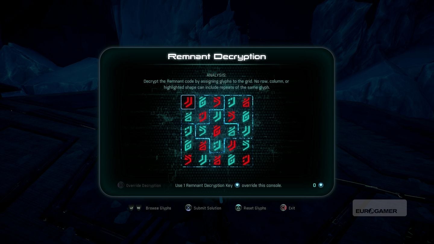 Mass Effect Andromeda - Remnant Decryption puzzle solutions, all Monolith and Vault solutions ...