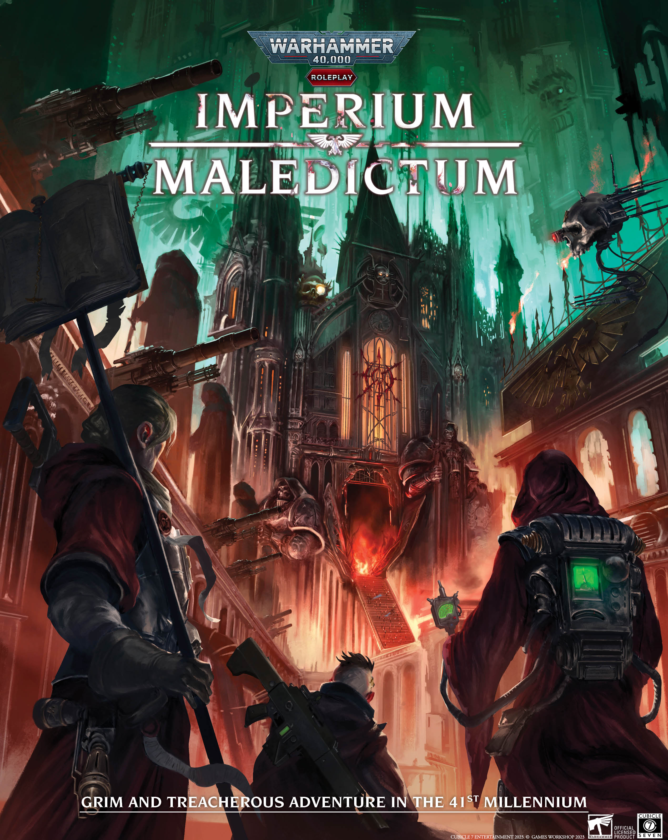 Warhammer 40,000 RPG Imperium Maledictum reveals its cover art ...