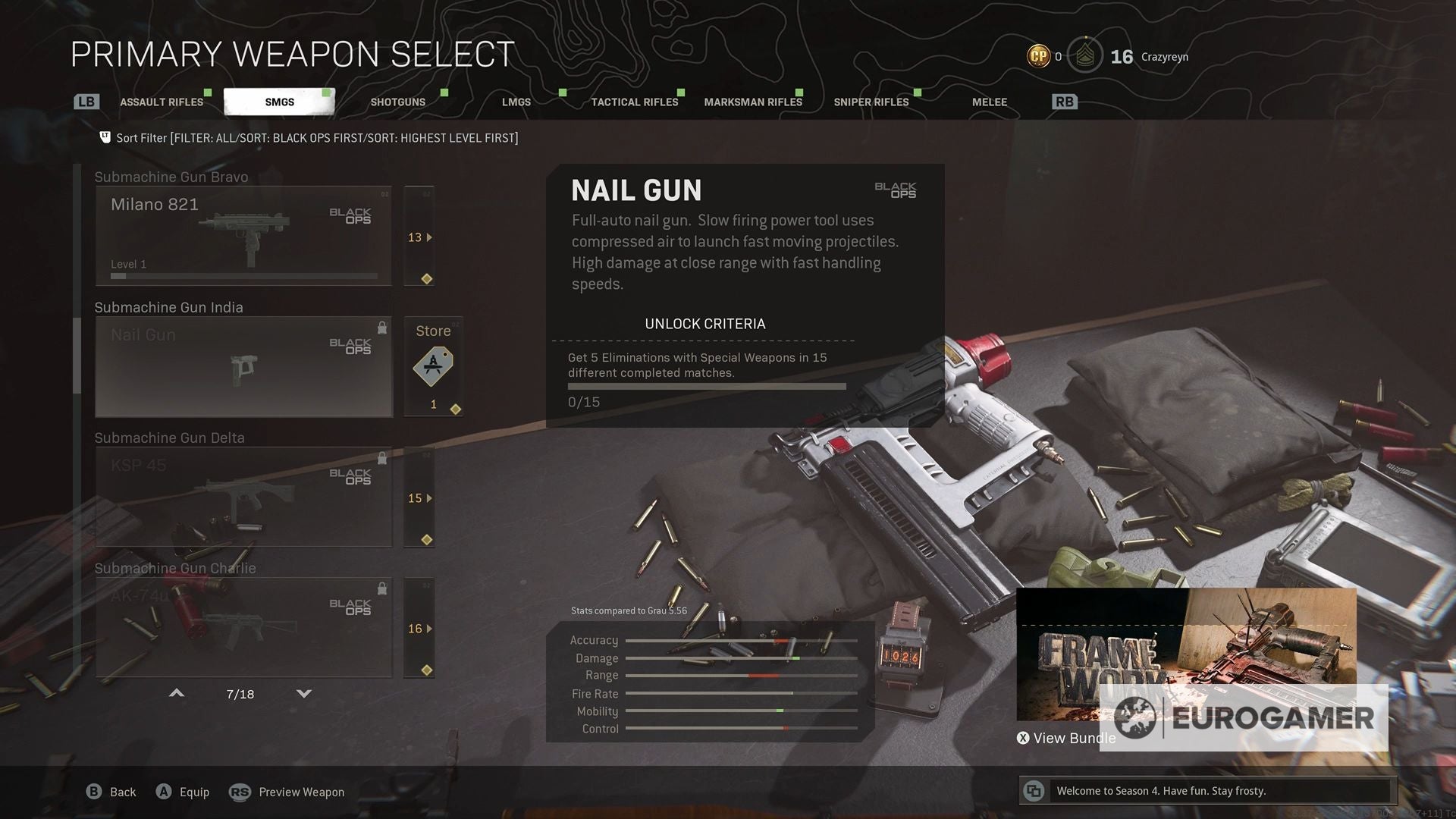 Warzone Special Weapons list and how to unlock the Nail Gun explained ...
