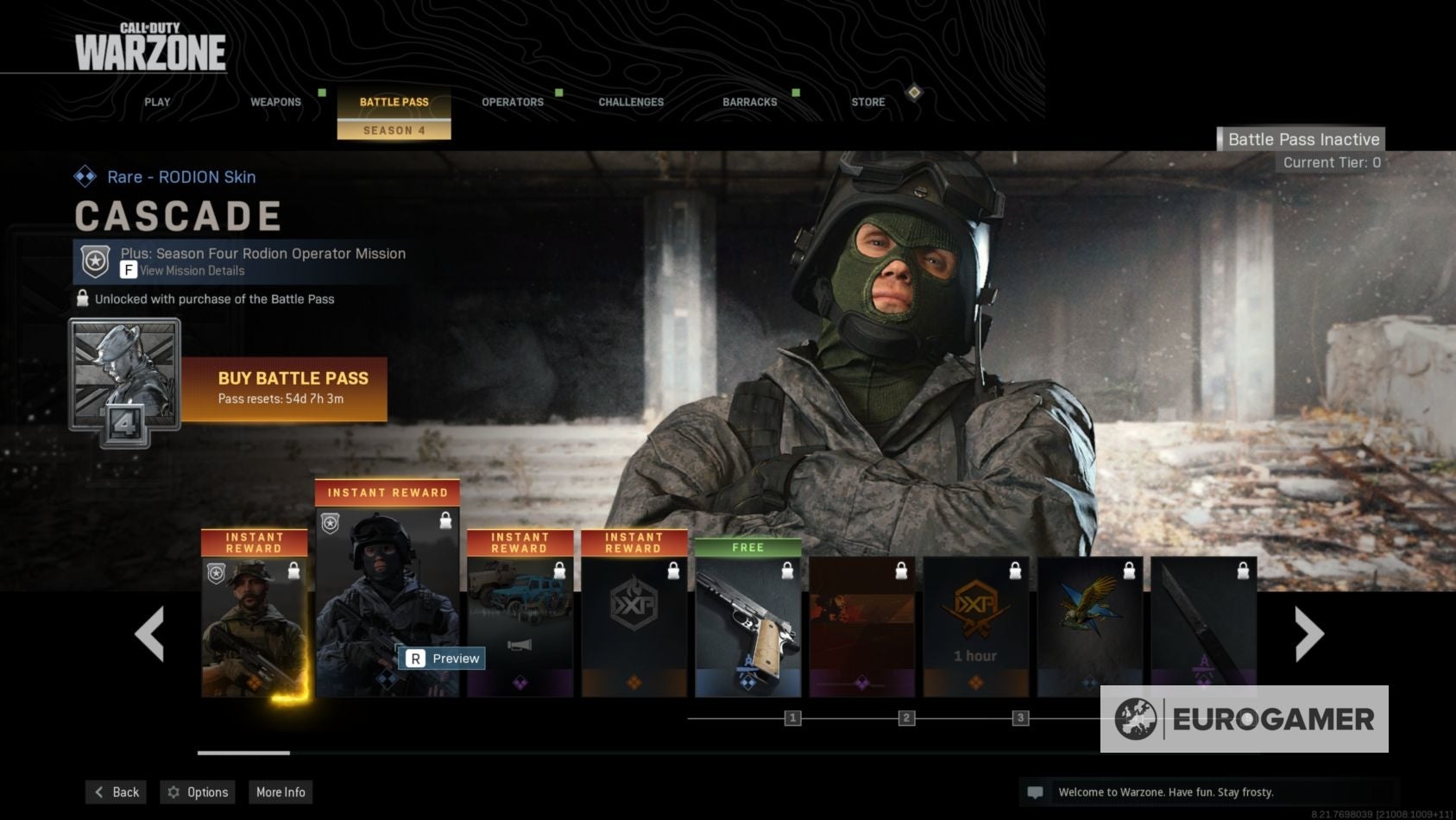 Modern Warfare: Warzone Season 4 Battle Pass skins and Operators ...