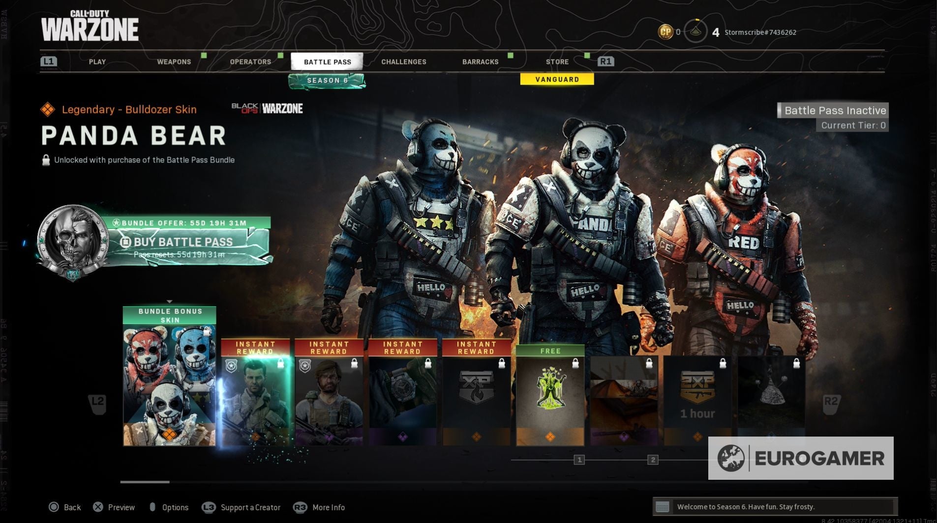 Black Ops - Cold War, Warzone Season 6 Battle Pass skins and Operators ...