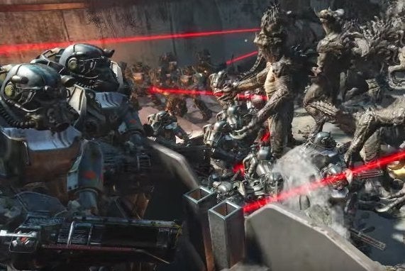Watch Fallout 4 pit 30k Deathclaws against 300 Brotherhood of Steel ...