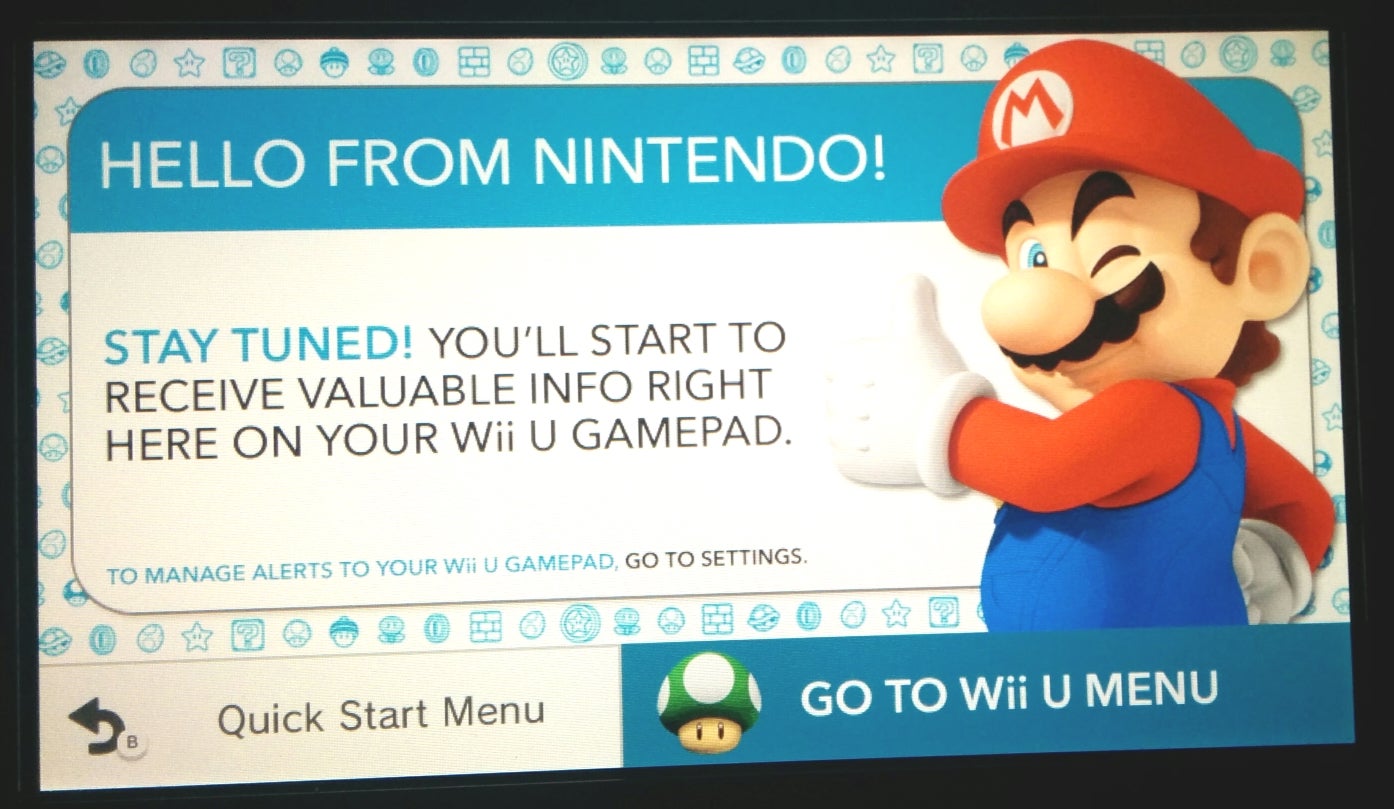 Wii U firmware update now live, adds Quick Start option | Eurogamer.net
