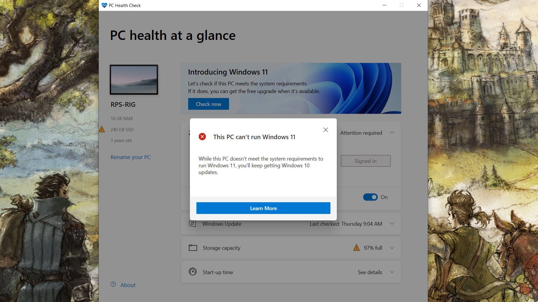Health Check Windows 11 Check Whether Your PC Supports Windows 11