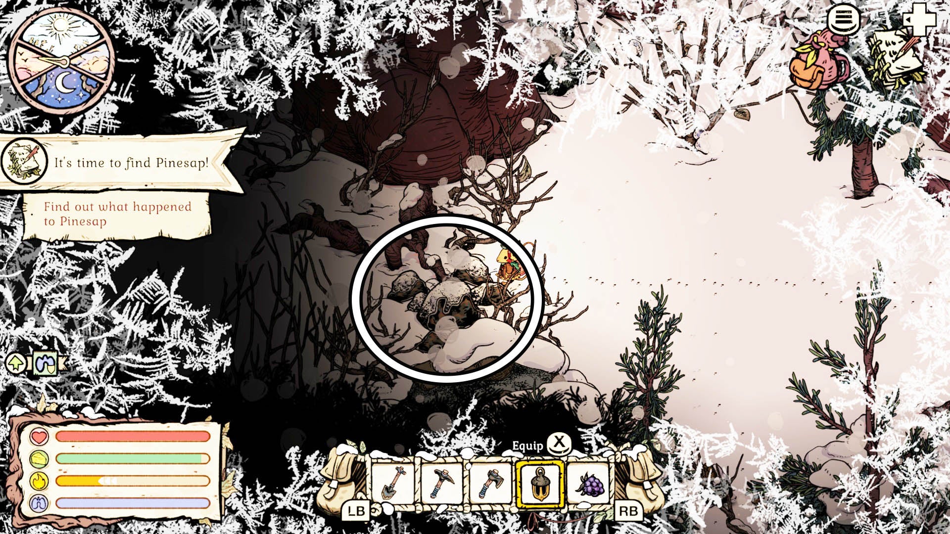 How to find Pinesap in Winter Burrow | Eurogamer.net