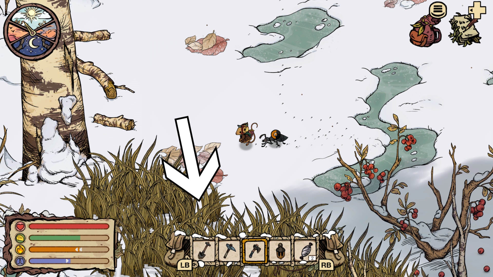 Where to find the Mole Artifact in Winter Burrow | Eurogamer.net