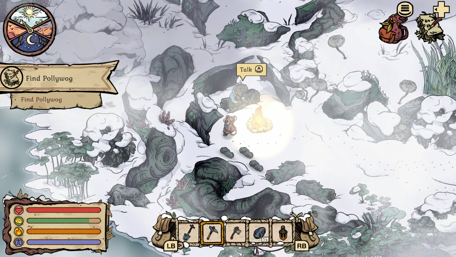 How to find Pollywog in Winter Burrow | Eurogamer.net