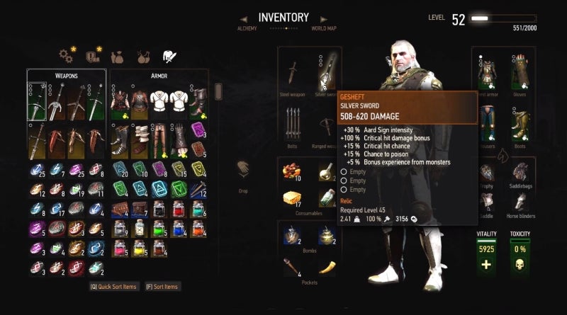 The Witcher 3 - The Best Weapons and Armor Guide | VG247