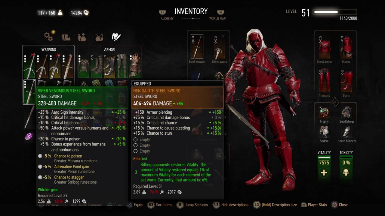 The Witcher 3 - The Best Weapons and Armor Guide | VG247