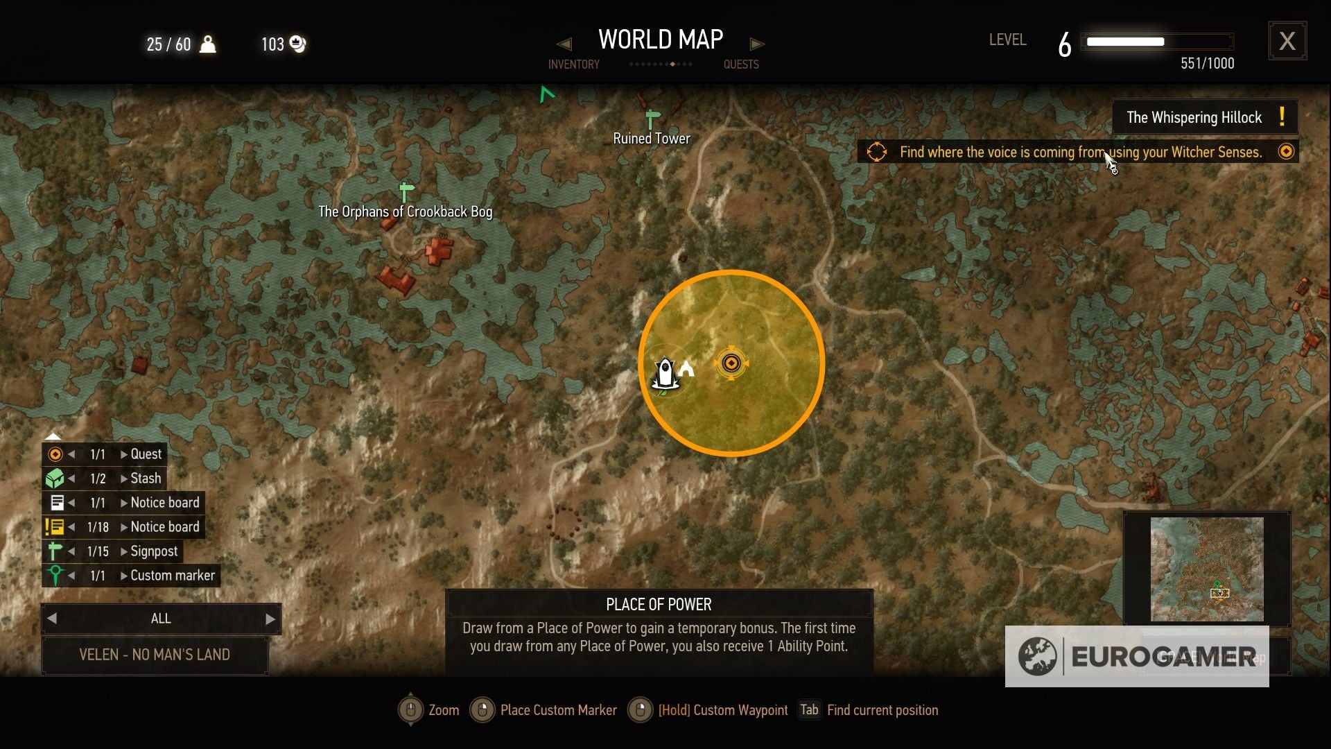 The Witcher 3 Places of Power locations list | Eurogamer.net