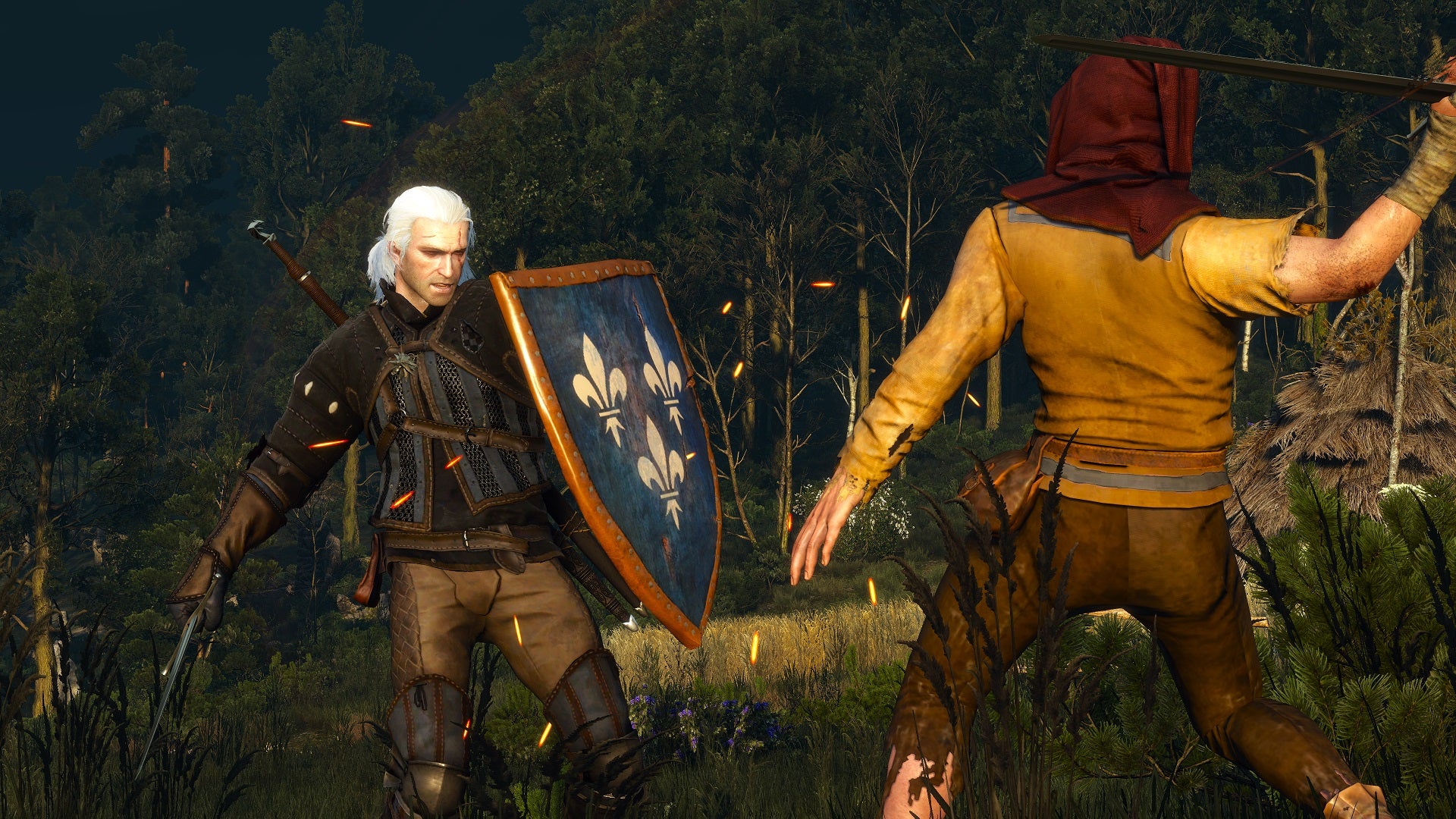 This Witcher 3 mod gives Geralt a shield | VG247