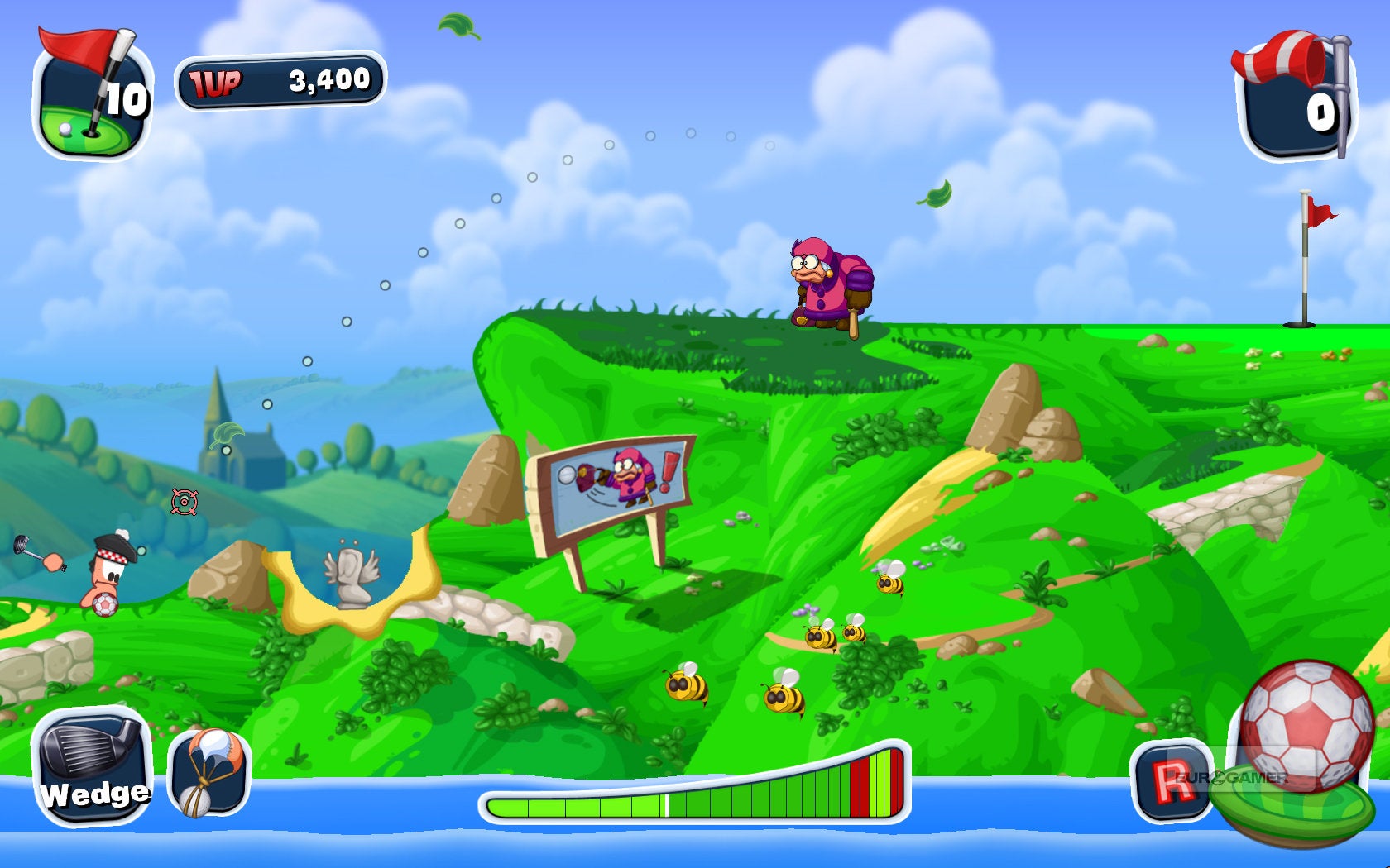 Worms Crazy Golf anunciado | Eurogamer.pt