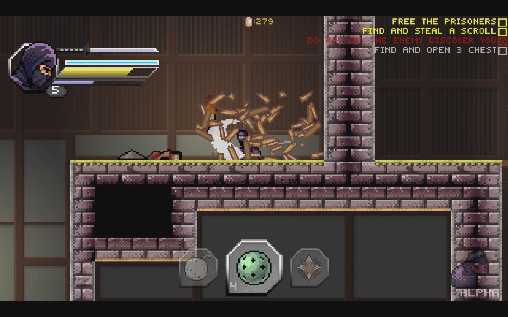 Pixel Shinobi: Nine demons of Mamoru | Rock Paper Shotgun