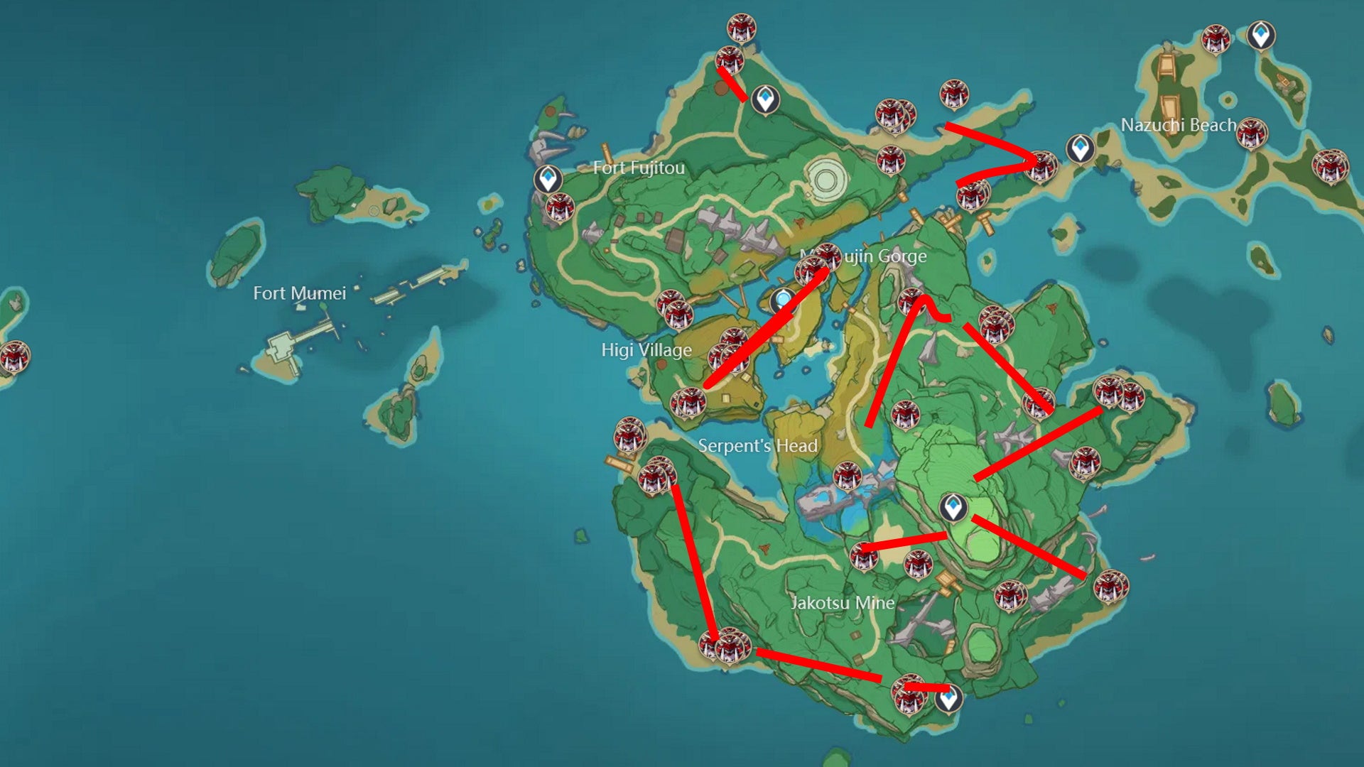 Genshin Impact Handguard locations and Handguard farming routes | VG247