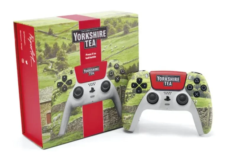 You can get Yorkshire Tea Xbox and PlayStation 5 controllers for £150 ...